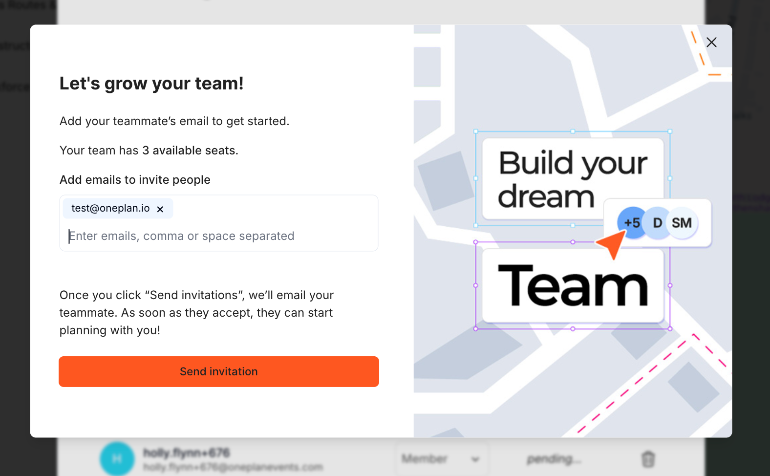 How to use the Teams feature in OnePlan